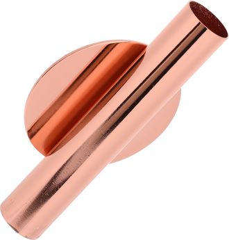 Valiclud Alipis Runde Wandvase Metall Blumentopf Wanddeko f&uuml;r Trockenblumen und Frische Blumen Installieren ohne Bohren Eleganter Ros&eacute;goldener Blumentopf f&uuml;r W