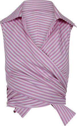Patou Femme, Tops, Rose, Taille: 34 FR D&eacute;bardeur &agrave; Col Tress&eacute;