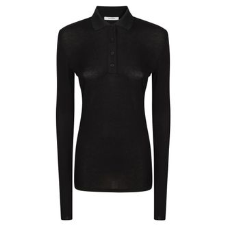 Entire studios Entire Studios, Femme, Tops, Noir, Taille: 40 FR Polo ML