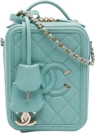 Chanel Sac bandouli&egrave;re Pre-owned - Femme - Pre-owned - Bleu - Taille: ONE Size