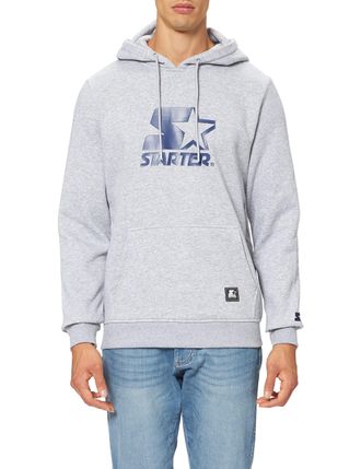 Starter Black Label Herren Starter The Classic Logo Hoody heathergrey, S