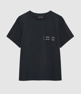 Anine Bing Tee Shirt Shelley Black