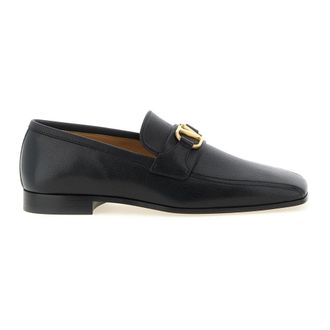 Valentino Garavani Homme, Chaussures, Noir, Taille: 44 EU Mocassins &agrave; bout carr&eacute;