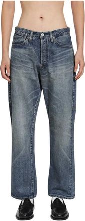 Human Made Pantalon en denim droit Future - Homme - Jeans - Bleu - Taille: W34
