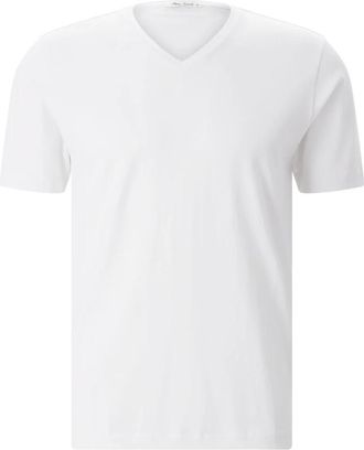 Stefan Brandt Homme, Tops, Blanc, Taille: 2XL T-shirt col en V