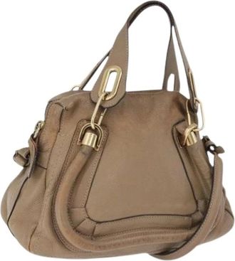 Chlo&eacute; Sac port&eacute; &eacute;paule Pre-owned - Femme - Pre-owned - Beige - Taille: ONE Size