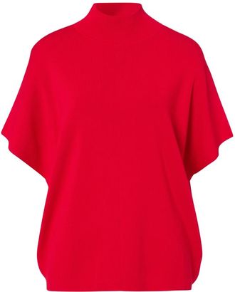 Tuzzi Nero Rote Edition Strickshirt mit Stehkragen - - Knitwear - Damen - Rot - S