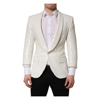 Dolce & Gabbana Herren, Jacken, Wei&szlig;, MGr&ouml;&szlig;e
