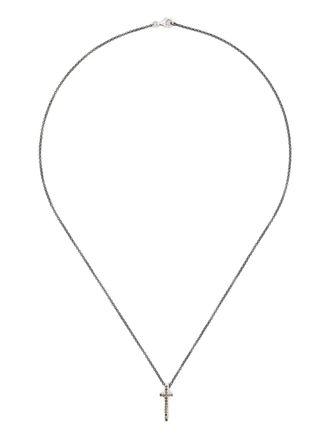 Rosa Maria collier &agrave; pendentif croix - Argent