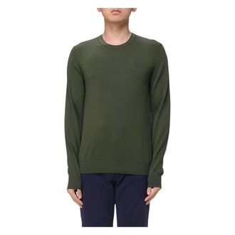 Michael Kors Homme, Pulls, Vert, Taille: 2XL Pull ras du cou en laine m&eacute;rinos