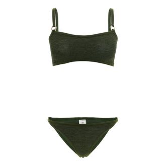 Hunza G Beachwear - - Swimwear - Damen - Gr&uuml;n - ONE SIZE