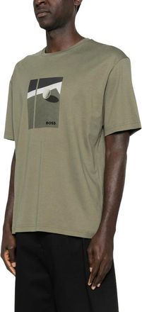 HUGO BOSS Homme, Tops, Vert, Taille: 2XL T-shirt