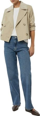 Comma T-Shirt unifarben, aus reiner Baumwolle