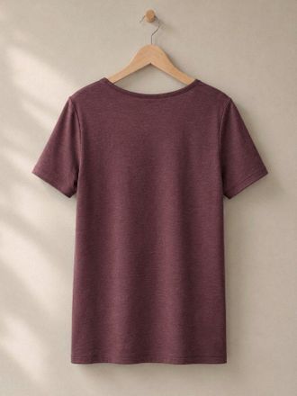 Comazo Kurzarmshirt Merinowolle-Seide