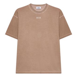 GCDS Solarized T-Shirt - - Tops - Herren - Braun - S