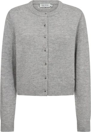 Copenhagen Muse Sienna Cardigan - - Knitwear - Damen - Grau - M