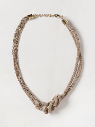 Fabiana Filippi Mehrreihige Choker-Halskette mit Steinen und Kristallen