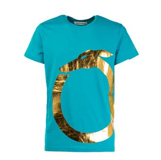 Trussardi HERR T-SHIRT MIT KURZEN ÄRMELN UND EINFARBIGEM CREW-NECK MIT DRUCK