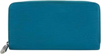 Louis Vuitton Portefeuille Zippy Epi doccasion - Femme - Pre-owned - Bleu - Taille: ONE Size