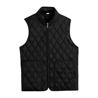 Generic Gilet Sans Manche Femme Gilet Femme D&eacute;contract&eacute; Quotidien Ville Zipp&eacute; Coupe Slim Motif Carreaux R&eacute;tro - Pi&egrave;ce DEmpilage &Eacute;l&eacute;gante Et Casual