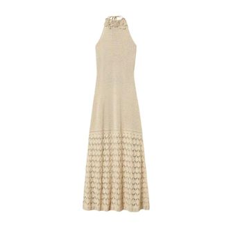 Twinset Damen, Kleider, Beige, XSGr&ouml;&szlig;e