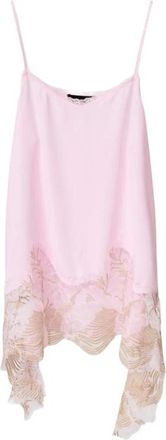 Fabiana Filippi Femme, Tops, Rose, Taille: 36 FR D&eacute;bardeur asym&eacute;trique