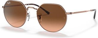Ray-Ban Jack Sonnenbrillen Kupfer Fassung Rosa Glas 51-20