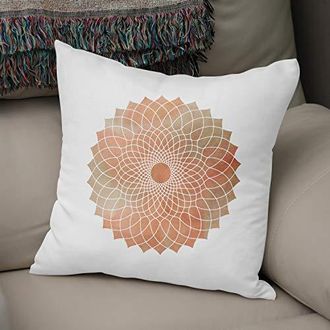 Bonamaison Le Jardin du Lin Kissen Zierkissenbezug Kissenbezug, Weich Bequem, Für Zuhause Autos Büro Sofa Wohnzimmer Couch Schlafzimmer Dekor, 50x50 Cm - Entworf