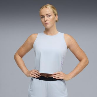 Puma D&eacute;bardeur court ThermoAdapt CLOUDSPUN PUMA x HYROX Femme, V&ecirc;tements, Gris, XXS