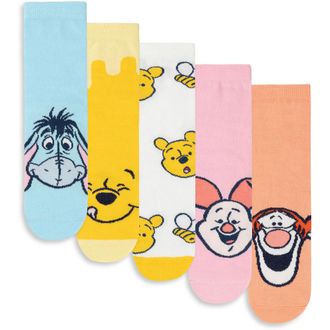 Disney Winnie The Pooh Multi Character Chaussettes mollet Lot de 5