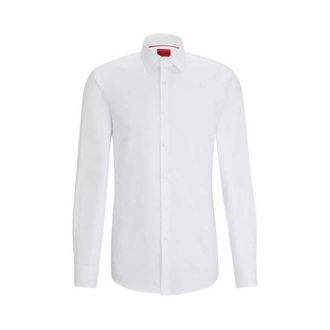 HUGO BOSS Herren Freizeithemd in Wei&szlig; - - Shirts - Herren - Wei&szlig; - 6XL
