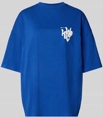 Karo Kauer Oversized T-Shirt mit Label-Print