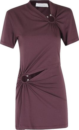 Paco Rabanne Robe Courte - Rouge