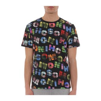 Moschino Logo Allover Baumwoll-Unterw&auml;sche - - Tops - Herren - Mehrfarbig - M