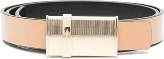 Ferragamo Femme, Accessoires, Beige, Taille: 100 CM Ceinture réversible