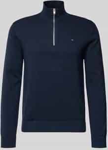 Tommy Jeans Slim Fit Troyer aus reiner Baumwolle