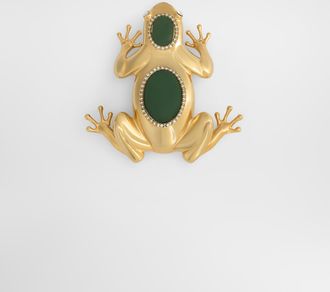 Dolce & Gabbana Sartoria Frog-shaped Brooch - Mann Bijoux Gold Metall Onesize