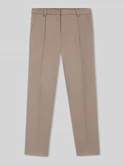 HUGO BOSS Slim Fit Bundfaltenhose aus Baumwoll-Mix Modell GENRICH