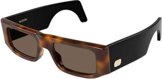 Valentino Garavani Shield Sonnenbrille - - Accessories - unisex - Braun - ONE SIZE
