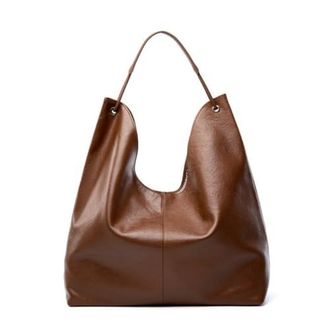 Generic Sac fourre-tout en cuir pour femme - Grand sac &agrave; main marron - Sacs &agrave; bandouli&egrave;re d&eacute;contract&eacute;s - 2 sacs &agrave; main l&eacute;gers sous les bras - Cadeau pour le t