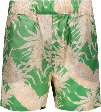 Valentino Garavani Homme, Maillots de bain, Multicolore, Taille: M Short de bain à imprimé ananas
