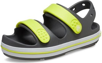 Crocs Unisex Kinder Crocband Cruiser Sandal K Sandalen, Slate Grey/Acidity, 34/35 EU