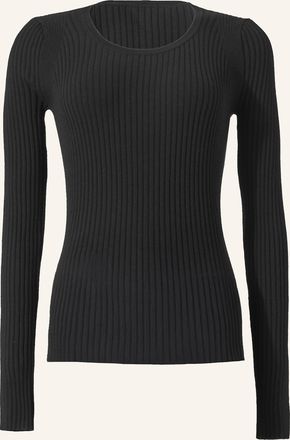 Wolford Pullover Fine Merino Rib Top L. Sleeves schwarz