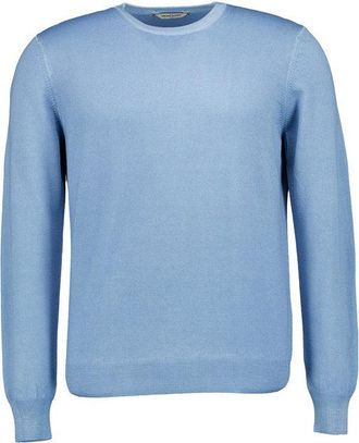 Gran Sasso Herren Pullover blau unifarben