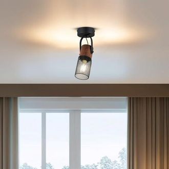 Opviq Elegant Black Chandelier, Metal Body, &Oslash;7.5 cm Cap, 27 cm Height, E27 Socket (Max 40W) | Stylish Lighting for Modern Homes, IP20 Rated