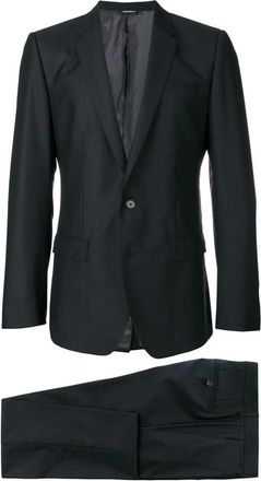 Dolce & Gabbana Homme, Costumes, Noir, Taille: 2XL Costume crois&eacute;