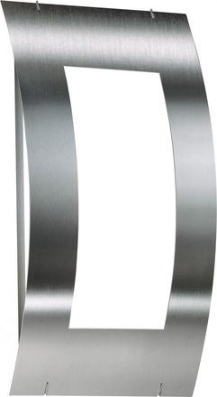 CMD 37 Wandleuchte Edelstahl geb&uuml;rstet, seitlicher Lichtaustritt