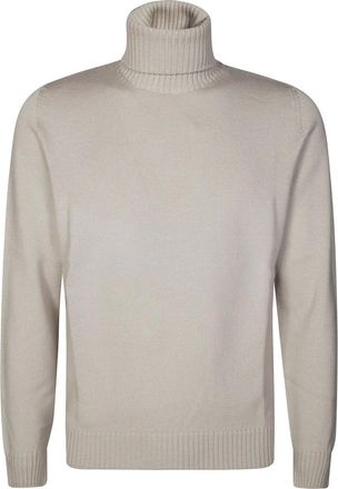 Drumohr Homme, Pulls, Gris, Taille: M Pull à col roulé côtelé