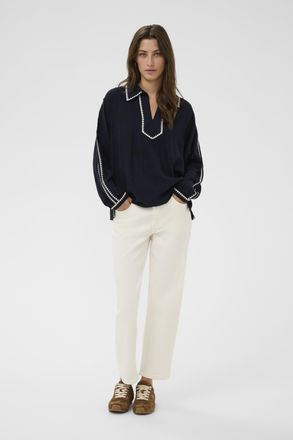 Part Two Langarm-Bluse AimyPW Langarm-Bluse Gerade Passform
