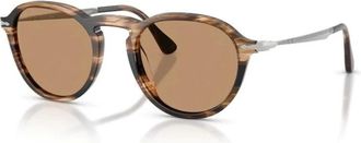 Persol unisex, Accessoires, Brun, Taille: 51 MM Po3383S 123653 Lunettes de soleil